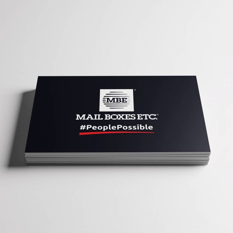Tarjetas de visita de Mail Boxes ETC - Agarimo Comunicación