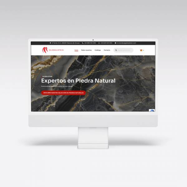 Web para Globalstein - Agarimo Comunicación